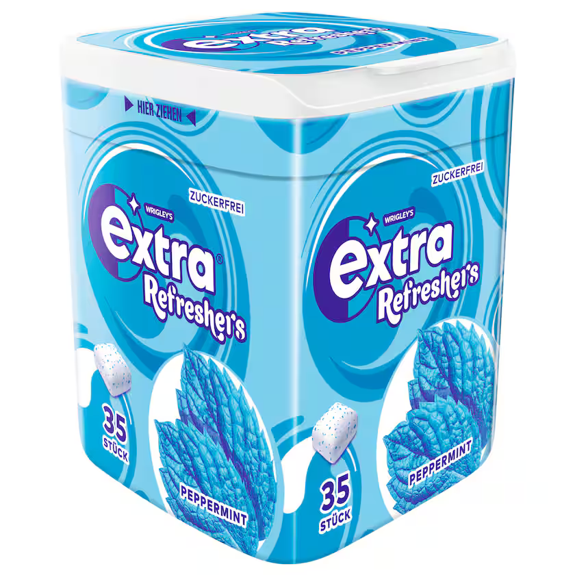 Wrigley's Extra Refreshers Peppermint zuckerfrei 35 Stück — LEBENSLUST