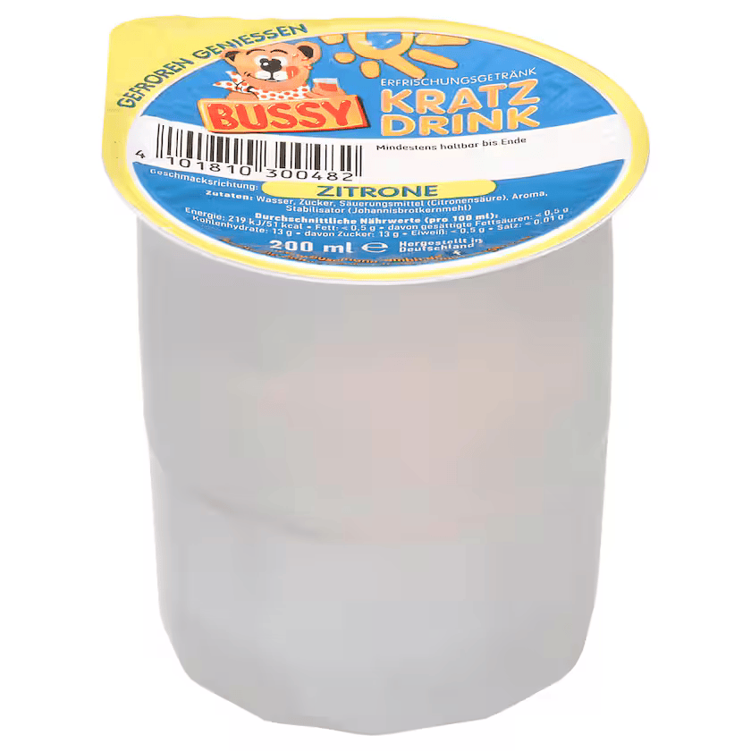 Bussy Kratzeis Zitrone 200ml — LEBENSLUST