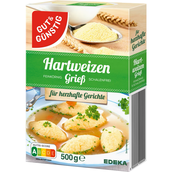 G+G Wheat Semolina 500g — LEBENSLUST