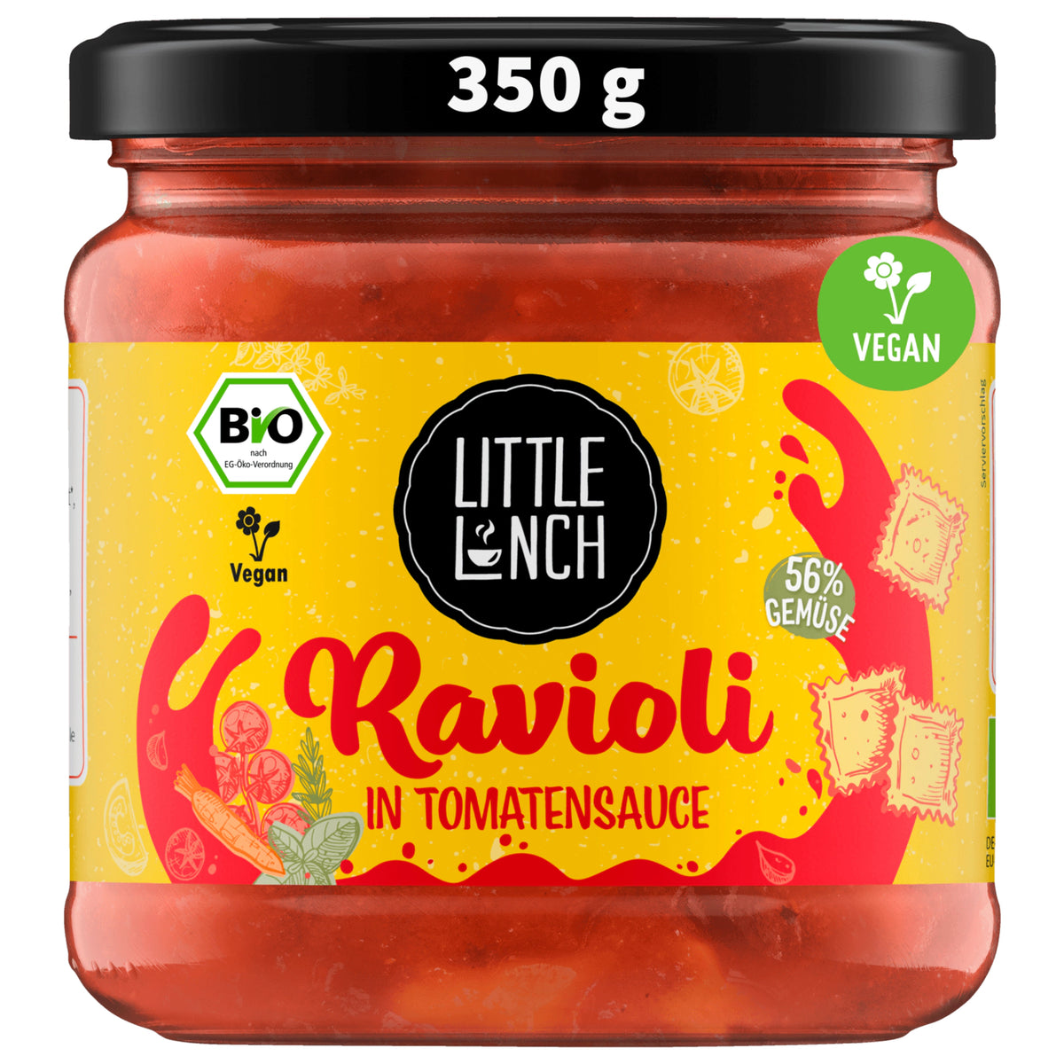 Little Lunch Bio Ravioli in Tomatensauce vegan 350g — LEBENSLUST