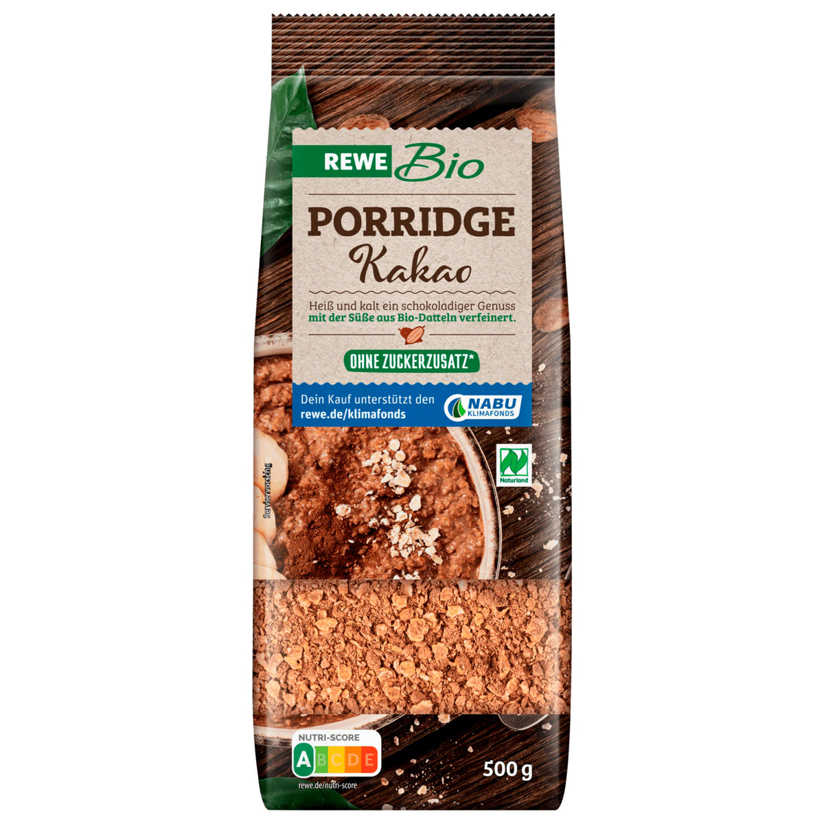 REWE Bio Porridge Kakao 500g — LEBENSLUST