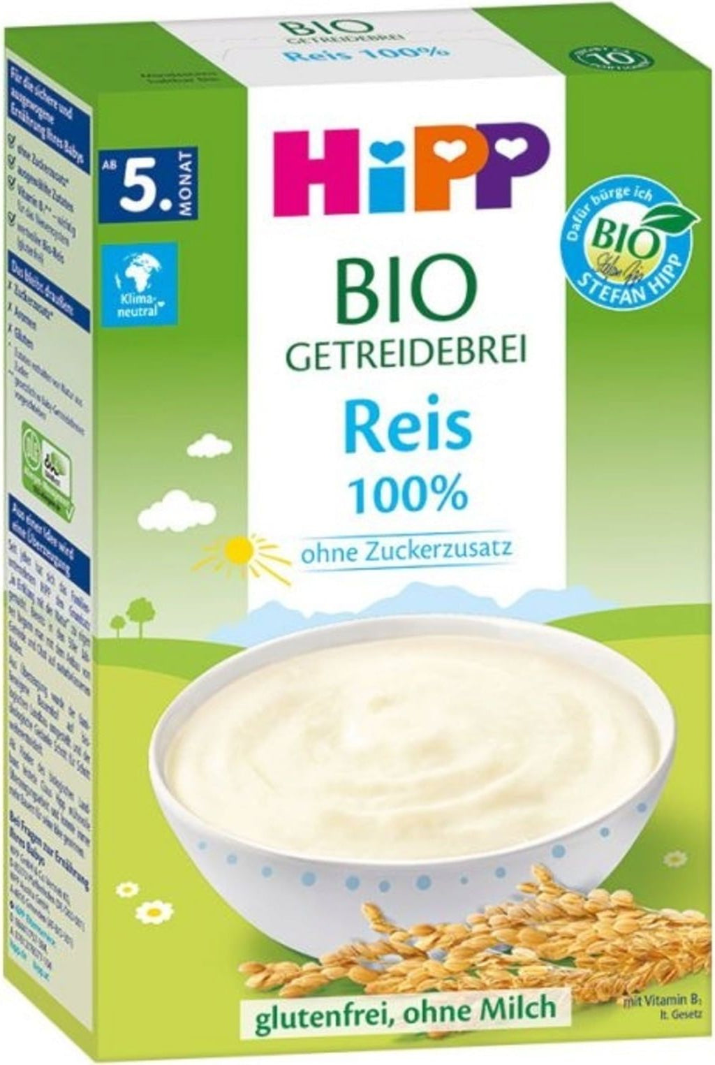 HiPP Organic Baby Rice Cereal, 200 g — LEBENSLUST