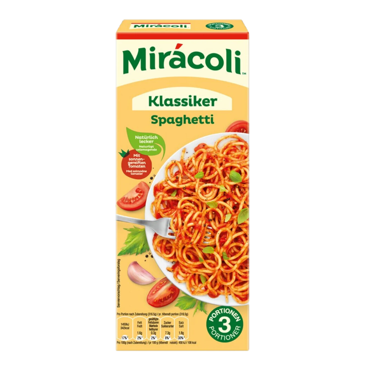 Miracoli Spaghetti - Klassiker - 3 Portionen — LEBENSLUST